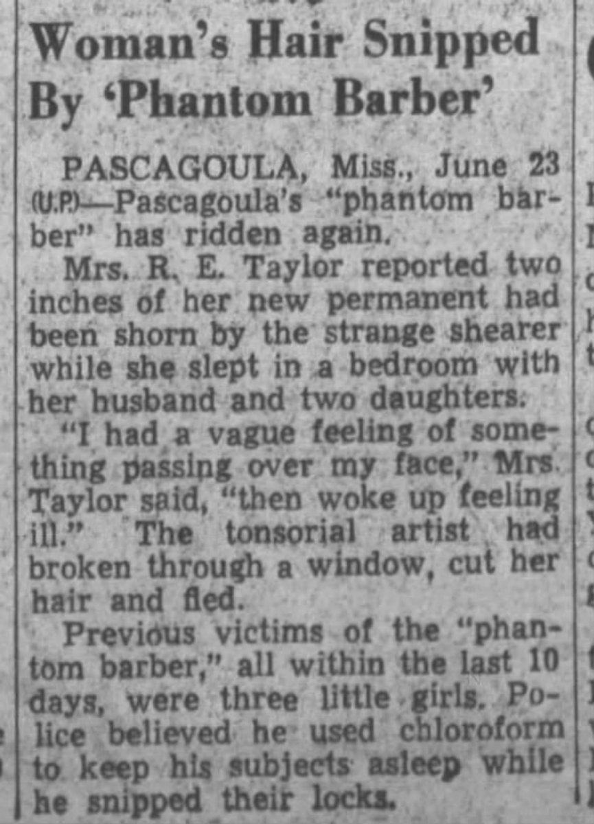 The Strange Case of the Phantom Barber of Pascagoula - HubPages
