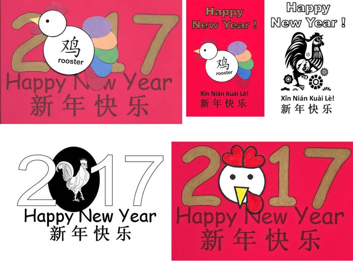 Kid Crafts for Year of the Rooster: Chinese New Year Art Projects and ...