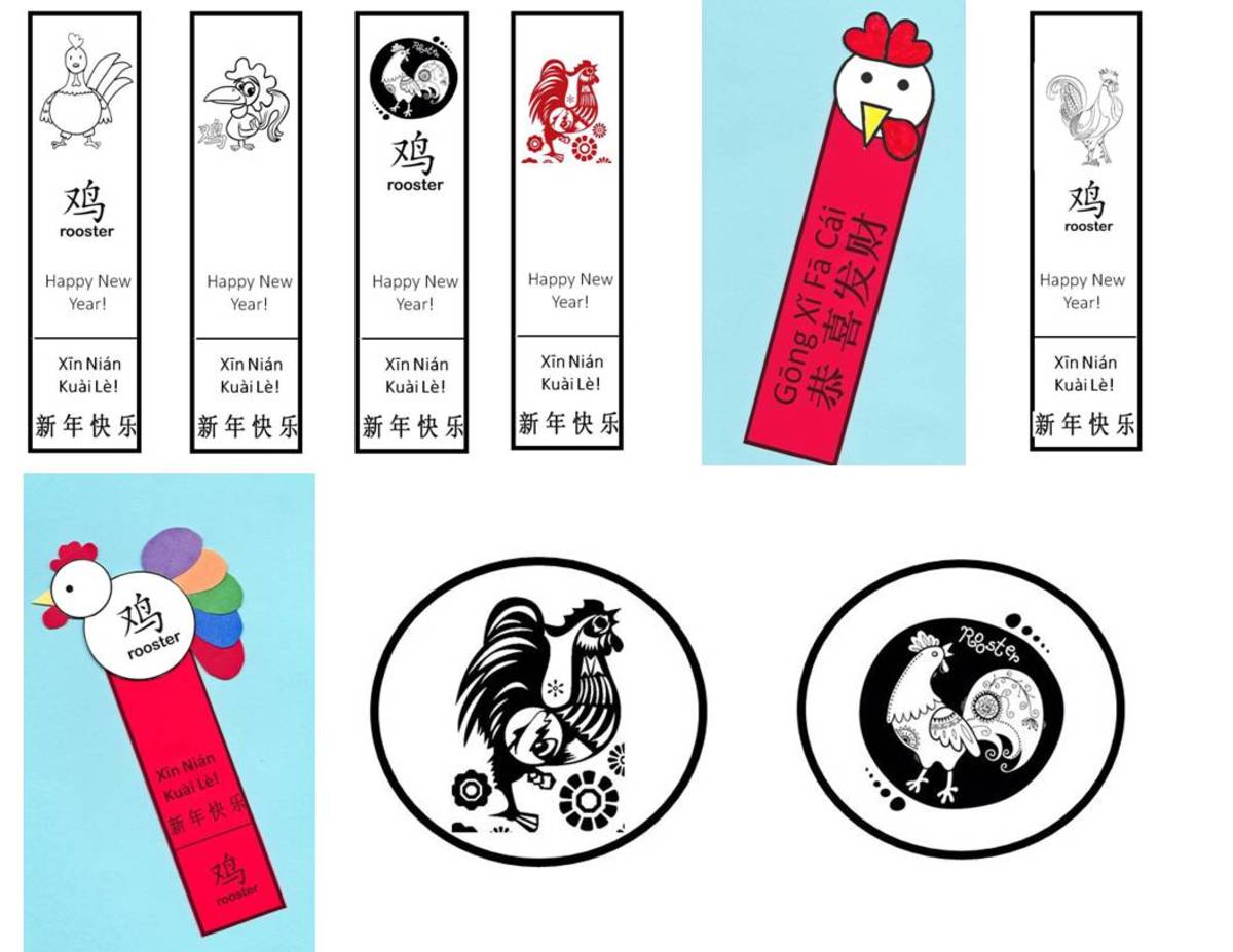 Kid Crafts for Year of the Rooster: Chinese New Year Art Projects and ...