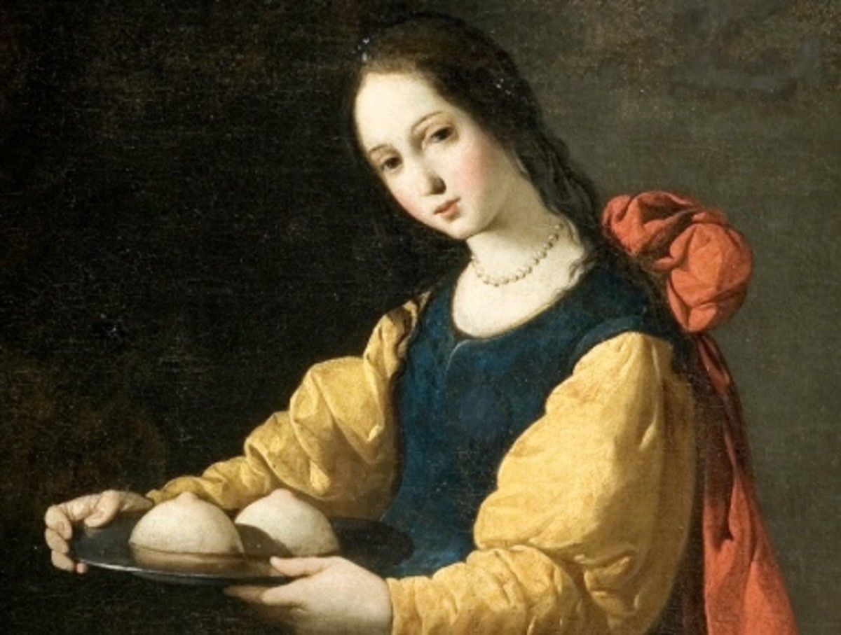 Saint Agatha and the Radiant Heavenly Crown of Innocence and Sacrifice ...