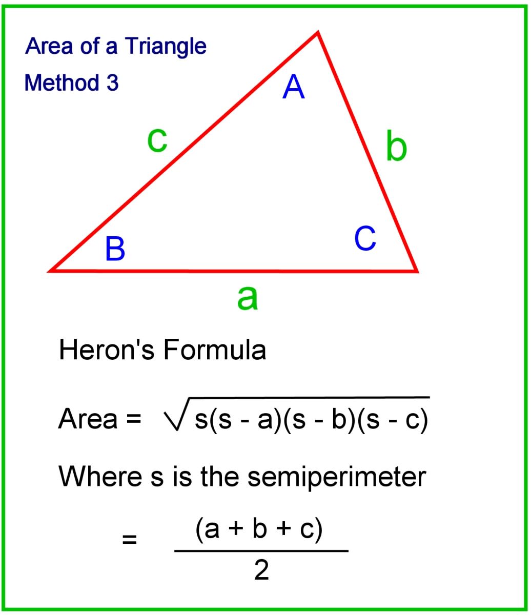 Formulas For A Triangle