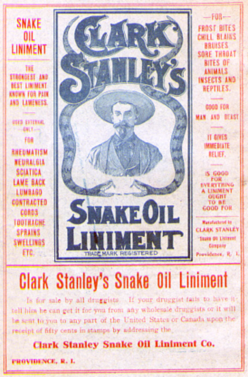 A History of Snake Oil - HubPages