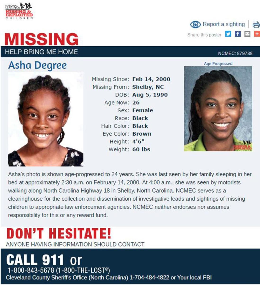 Missing: Asha Jaquilla Degree - HubPages