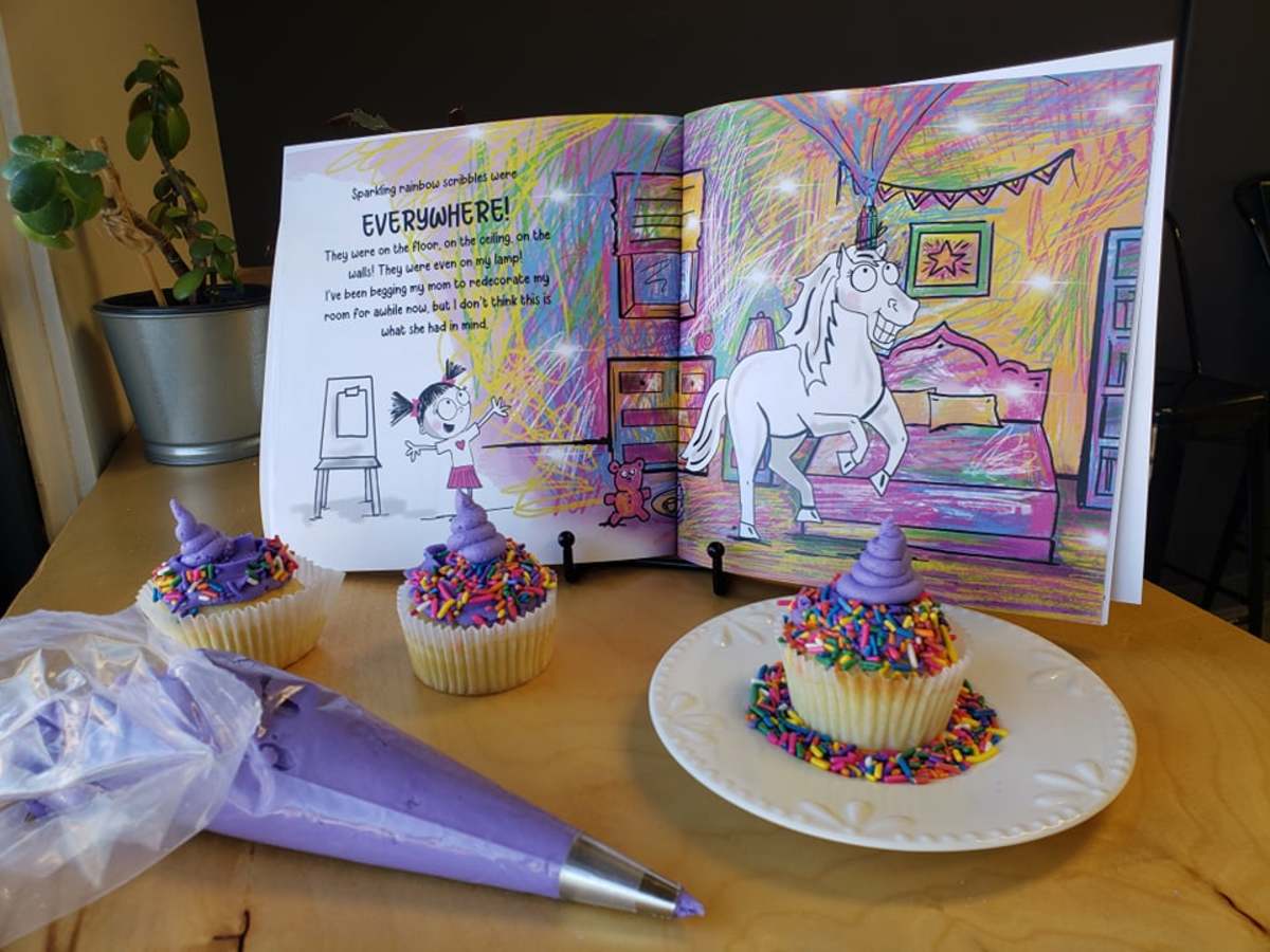 "Never Let a Unicorn Scribble" Book & Sprinkle Cupcake Recipe - HubPages
