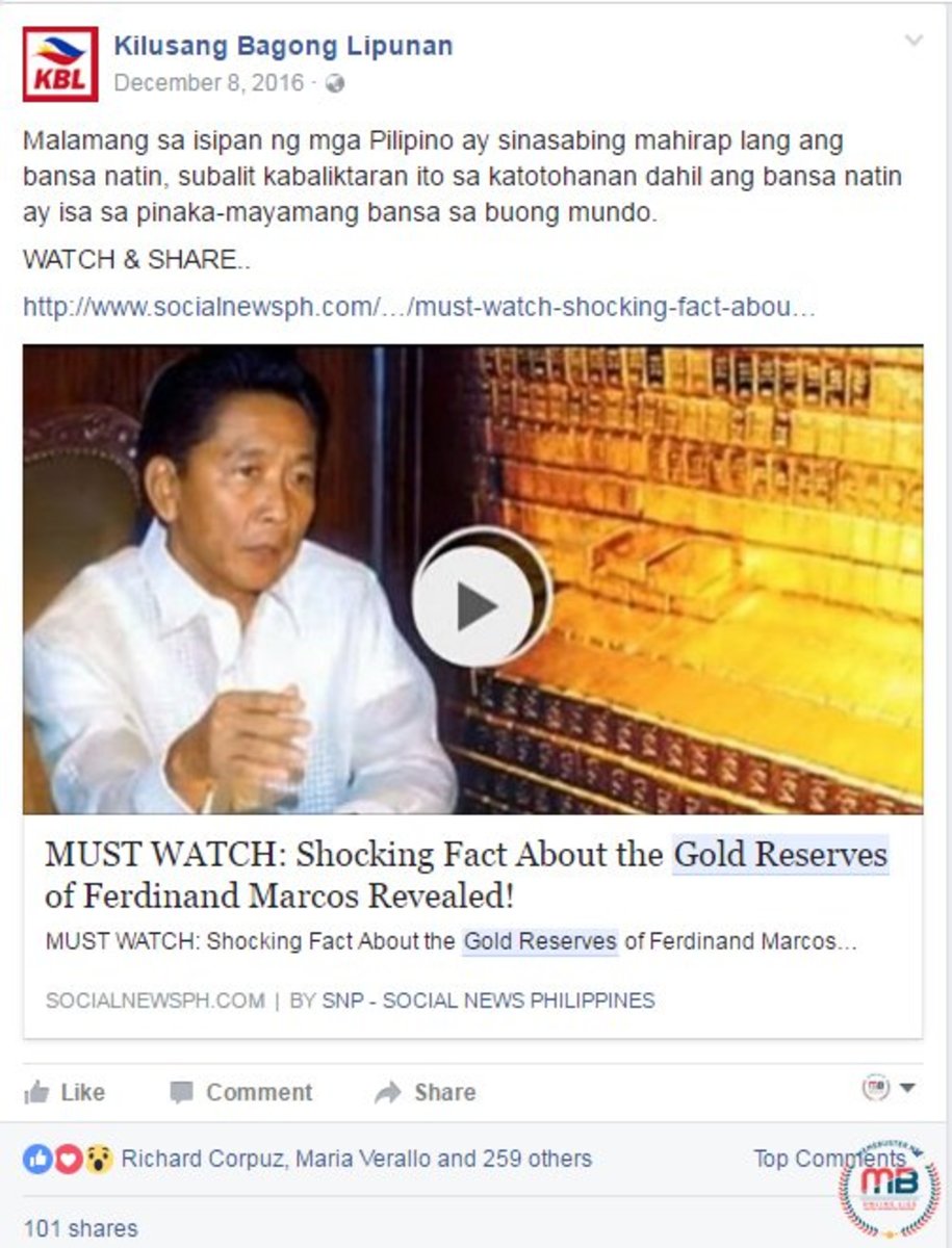Revisiting the Ridiculous Tallano Gold of the Marcoses - HubPages