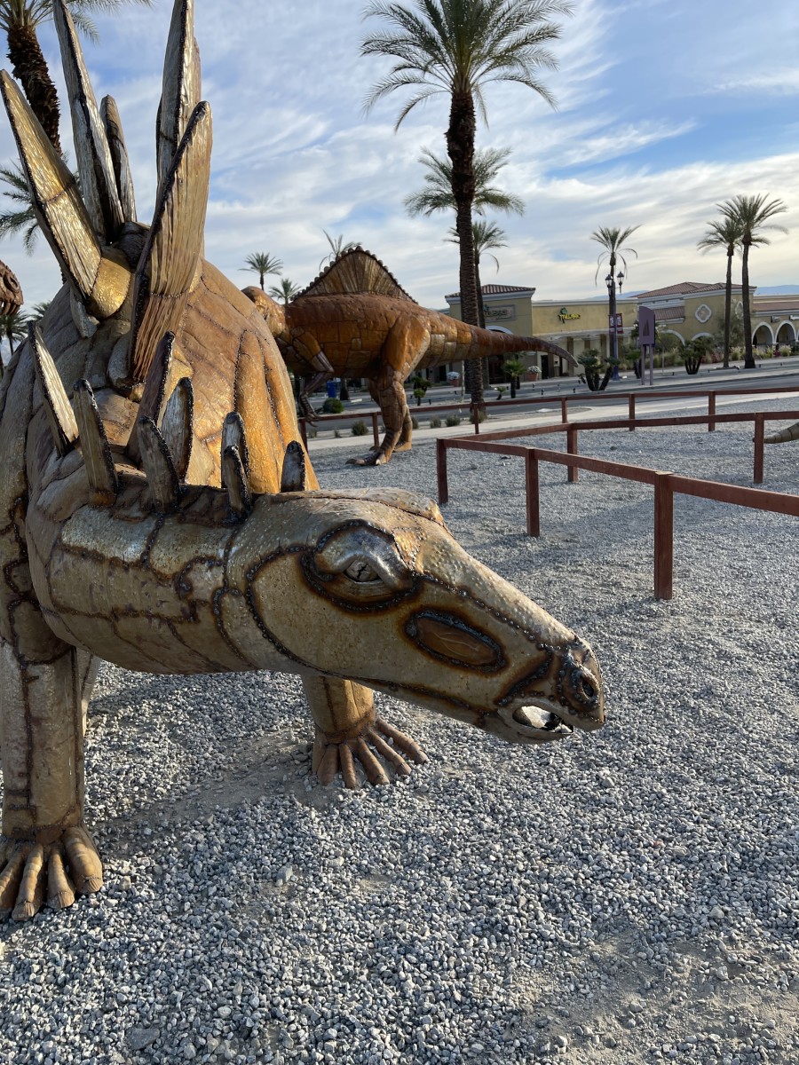Jurassic Wonders: Dinosaur Sculptures in the California Dawn - HubPages