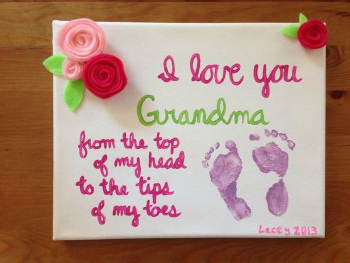 30+ Adorable DIY Mothers Day Crafts for Grandma that show her she is ...