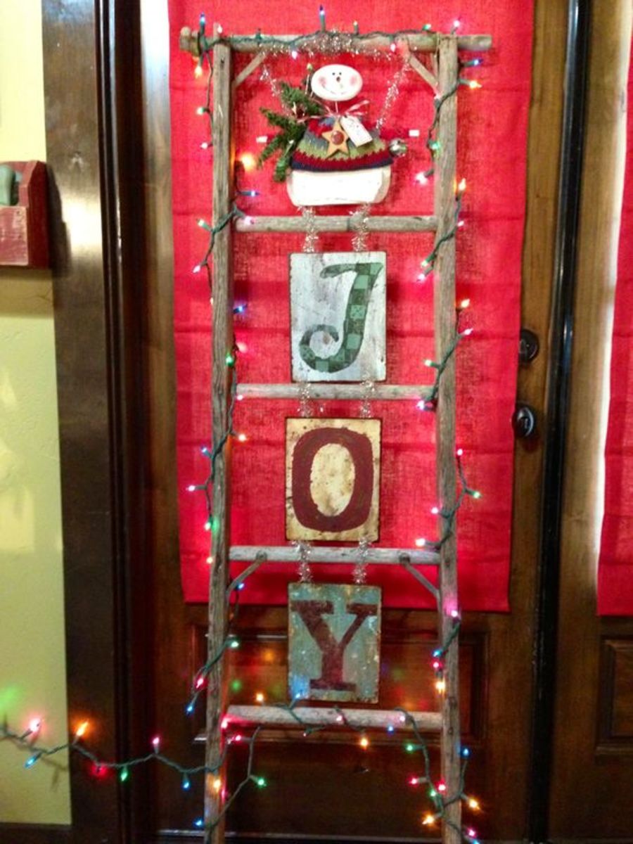 30+ DIY Christmas Ladders Ideas to Turn Your Home Into a Winter ...