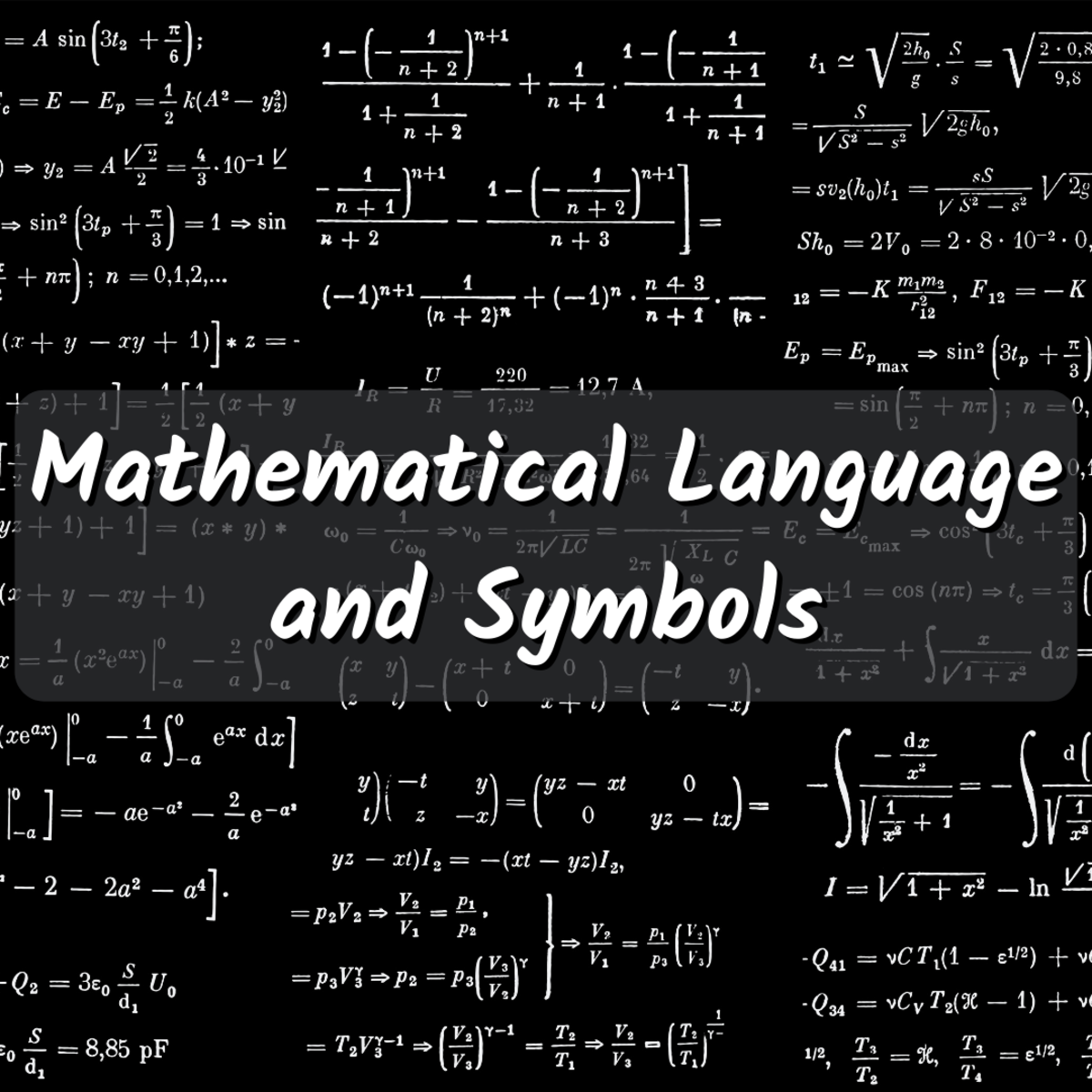 Mathematical Language And Symbols Owlcation