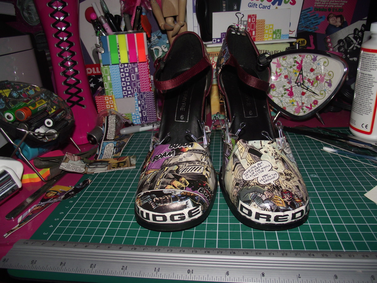 How to Make Comicbook Shoes - HubPages