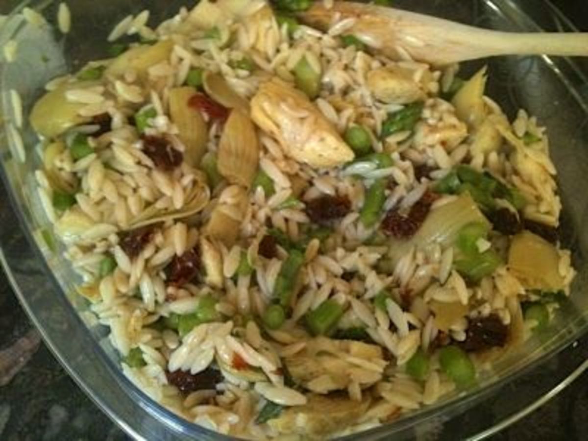 Spring Vegetable Orzo Pasta Salad - HubPages