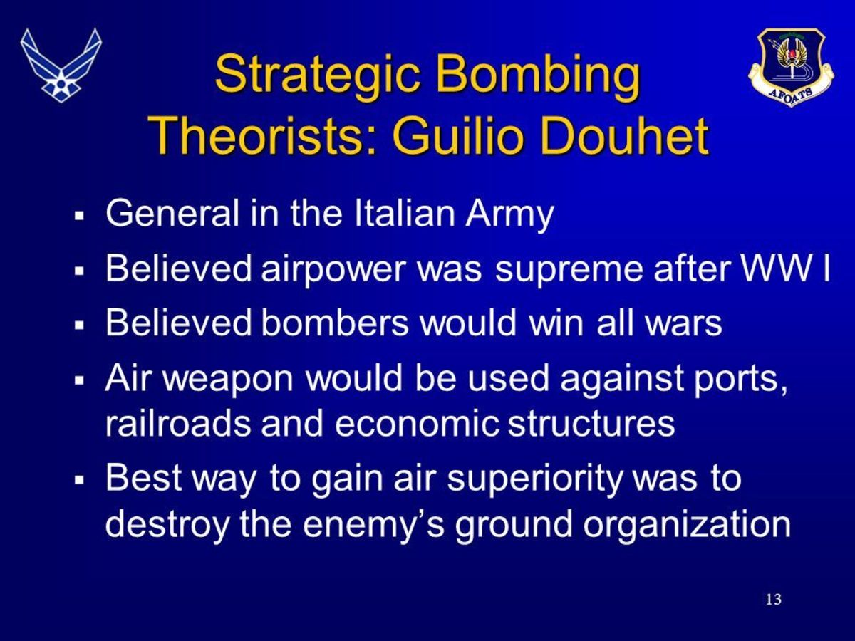 Giulio Douhet(1869-1930) and His Concept of Victory With Strategic ...
