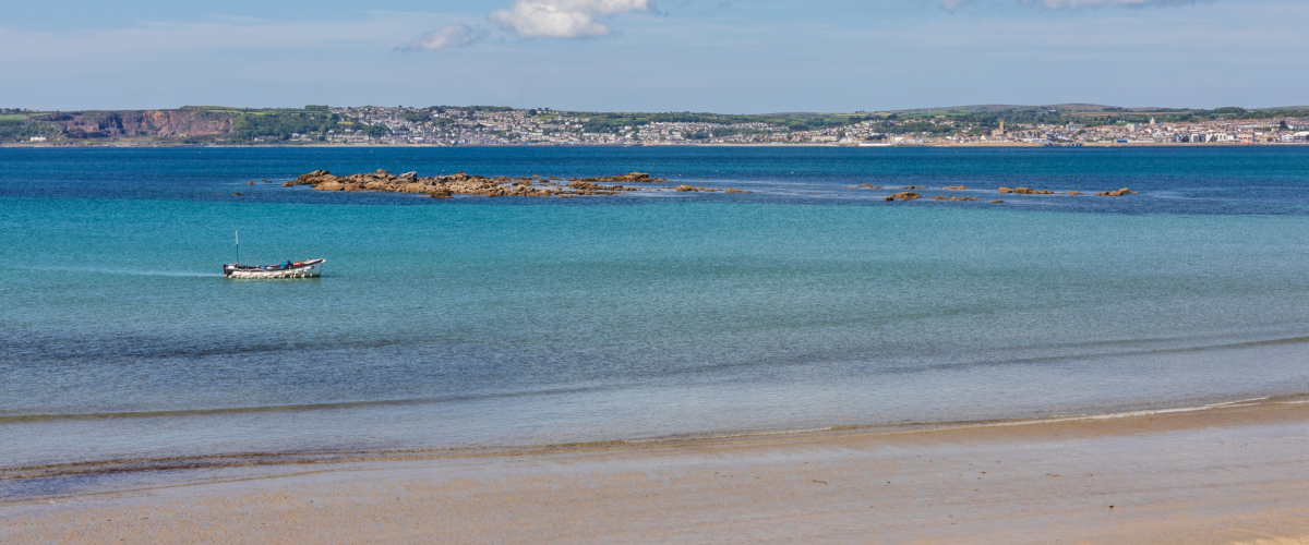 The Island Castle of Mount St. Michael's and the Town of Marazion ...