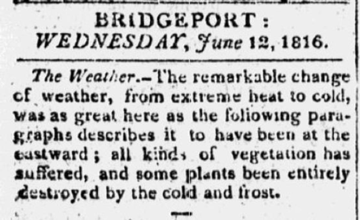 The Year Without a Summer- 1815 When the Volcano Mt. Tamora Erupted ...