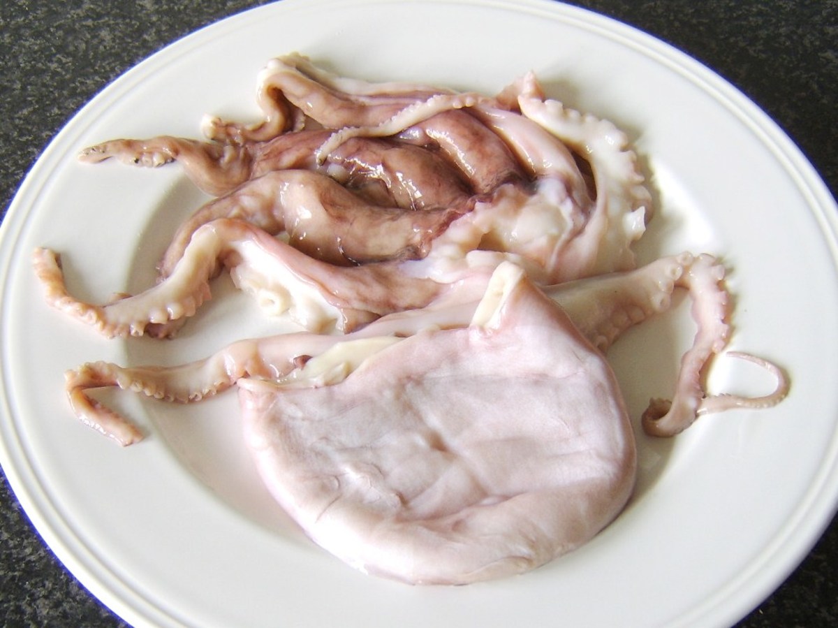 Poached Octopus Greek Seafood Salad - HubPages