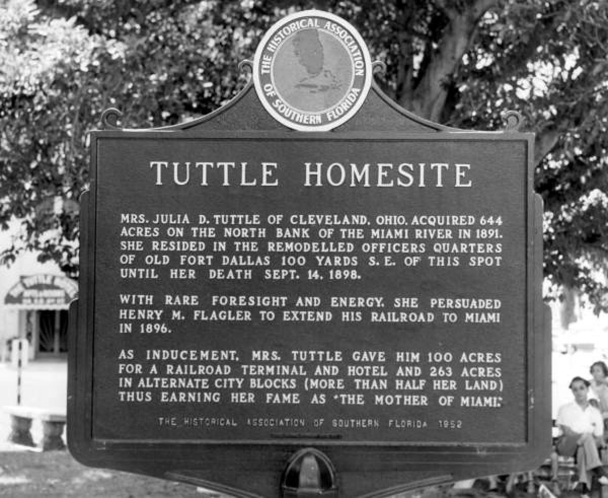 Mother of Miami, Julia Tuttle With Father of Miami, Henry Flagler ...