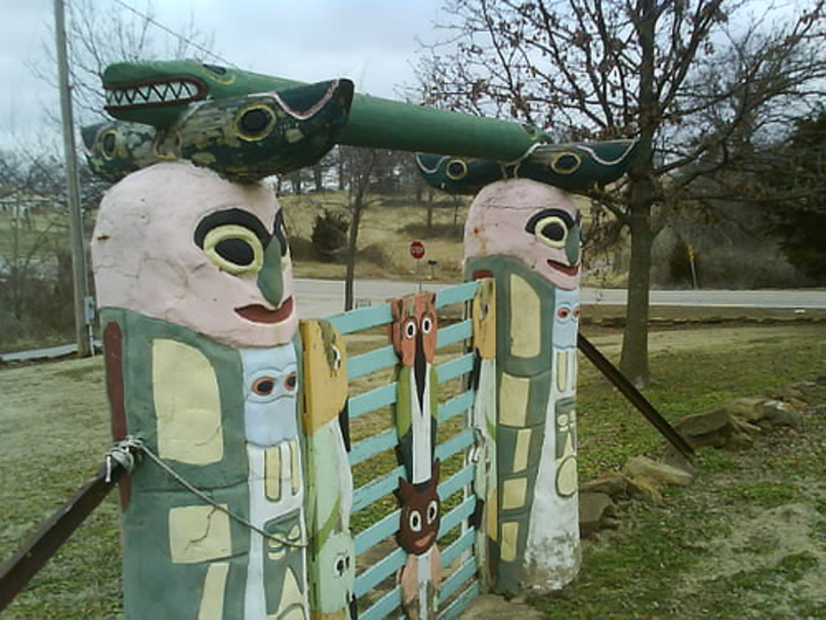 Ed Galloway's Totem Pole Park in Foyil, Oklahoma - HubPages
