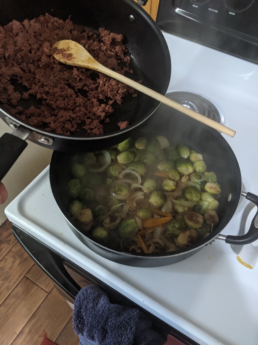 Brussels Sprouts Sauteed with Corned Beef Hash - HubPages