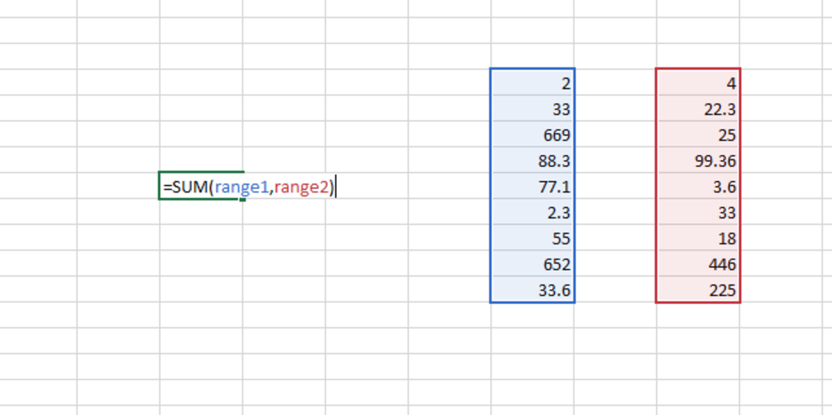 How To Use The SUM Function In Excel TurboFuture