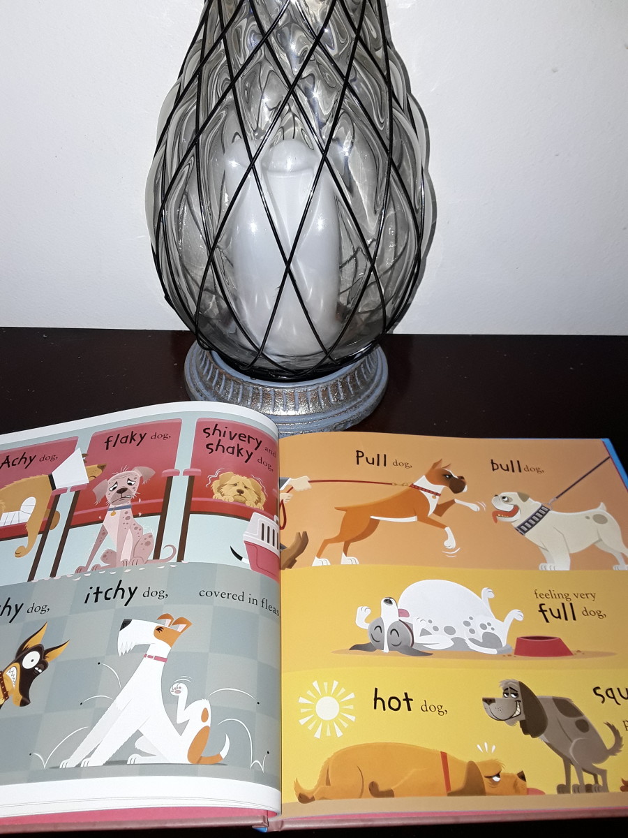 Numbers, Rhyming Words, and Fun With Cats and Dogs in Set of Picture ...