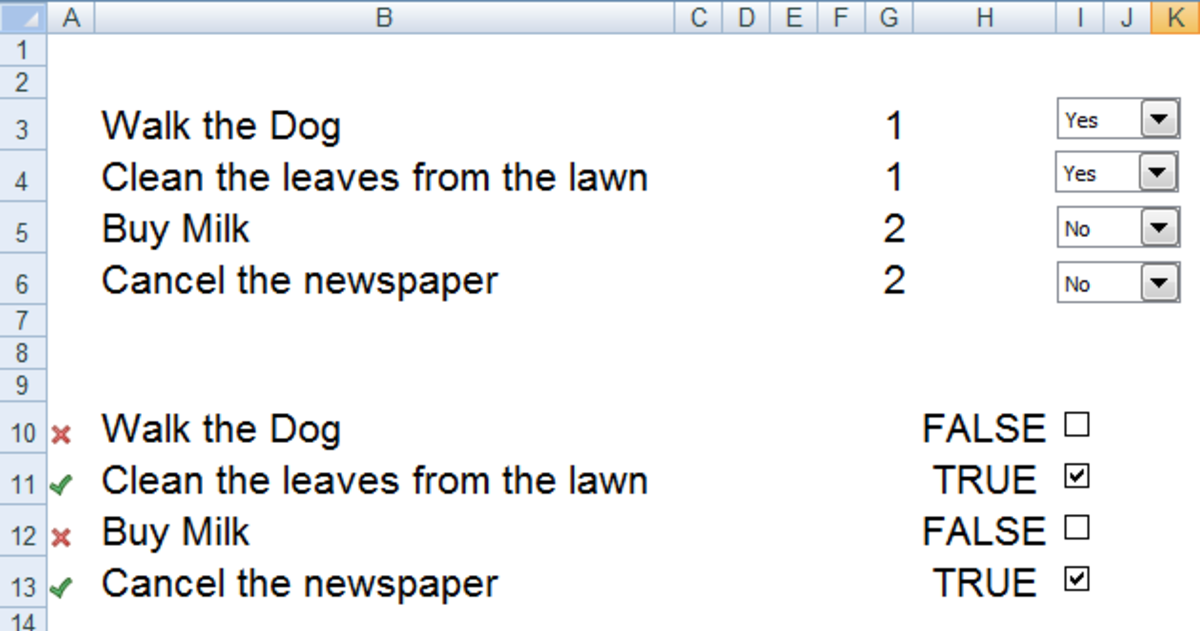 Conditional Formatting How To Create A To Do List In Excel Using 1672