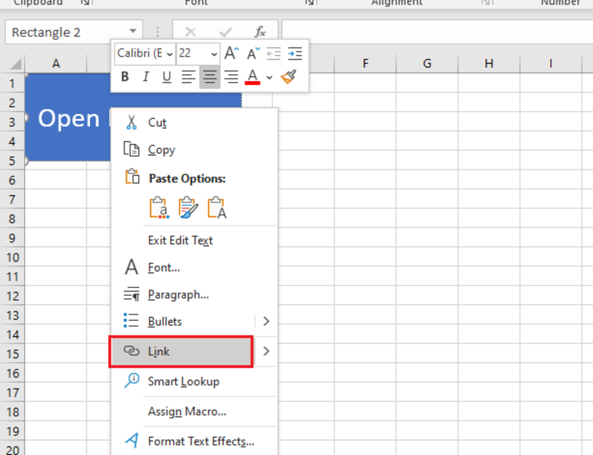 Create A Button In Excel That Opens Another Document TurboFuture