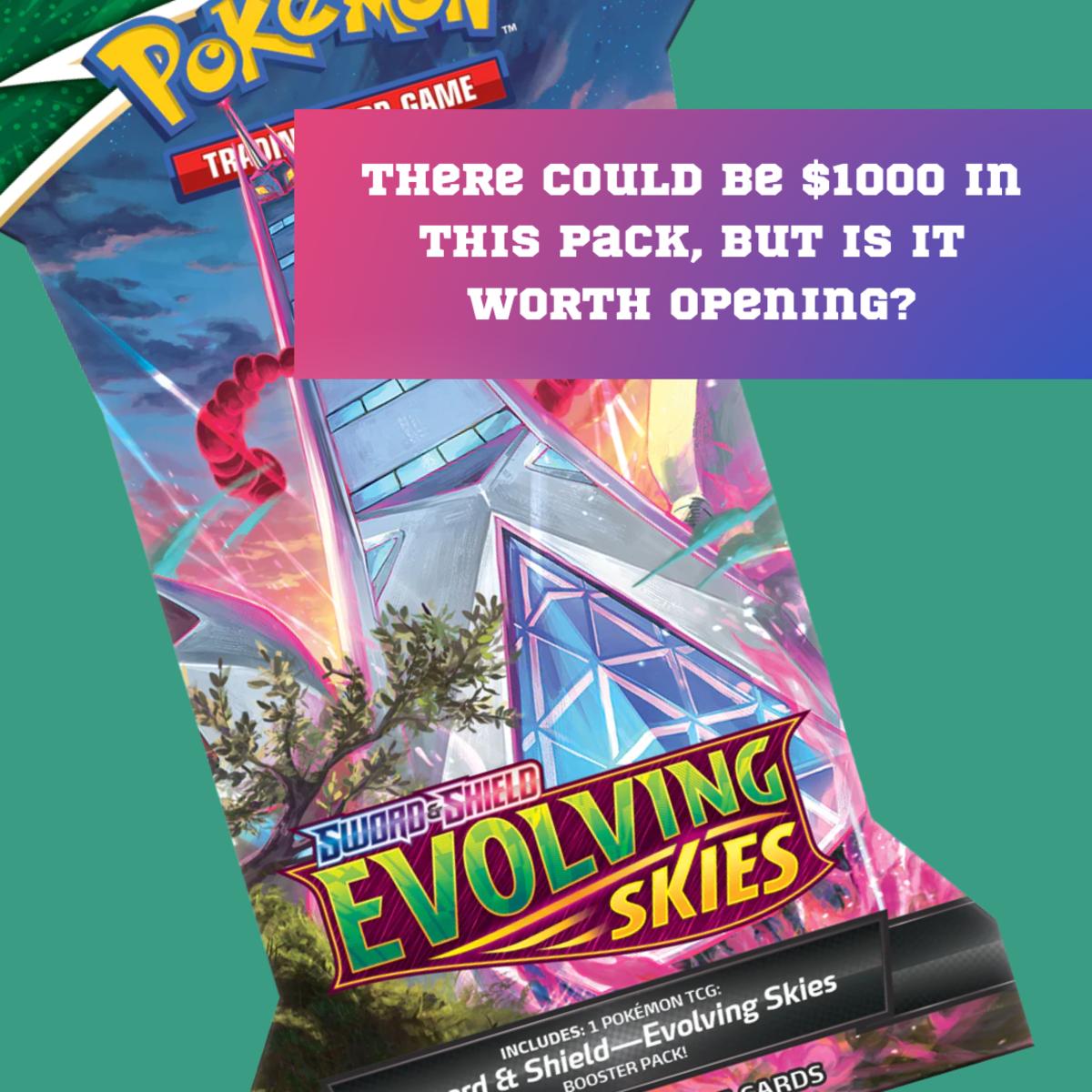 Pok mon TCG If You Open Up This 4 Booster Pack You Could Be 1000