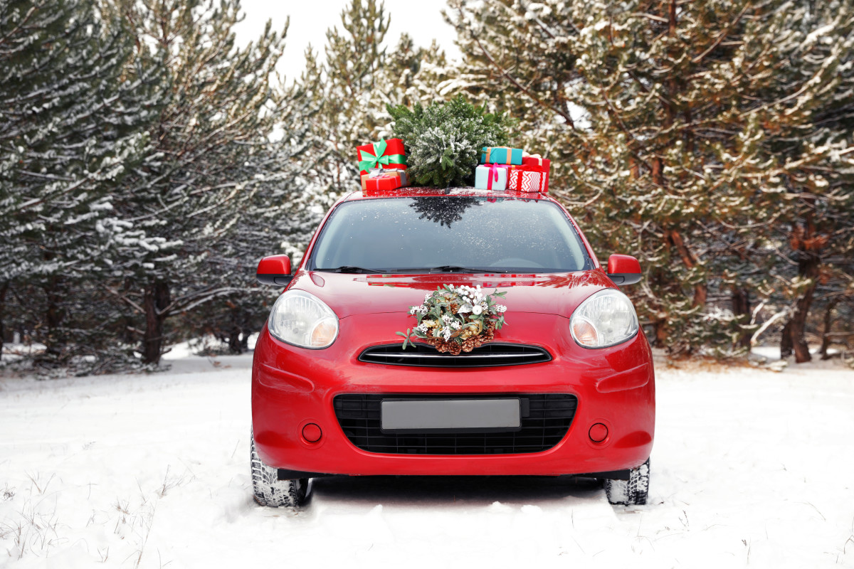 Woman Beautifully Decorated Car for Christmas - HubPages