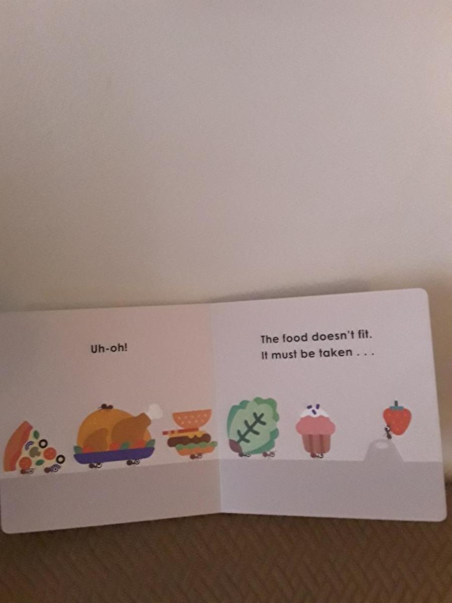 Eating With Young Children and Learning Shapes in Fun Board Book for ...