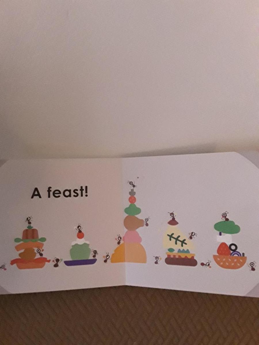 Eating With Young Children and Learning Shapes in Fun Board Book for ...