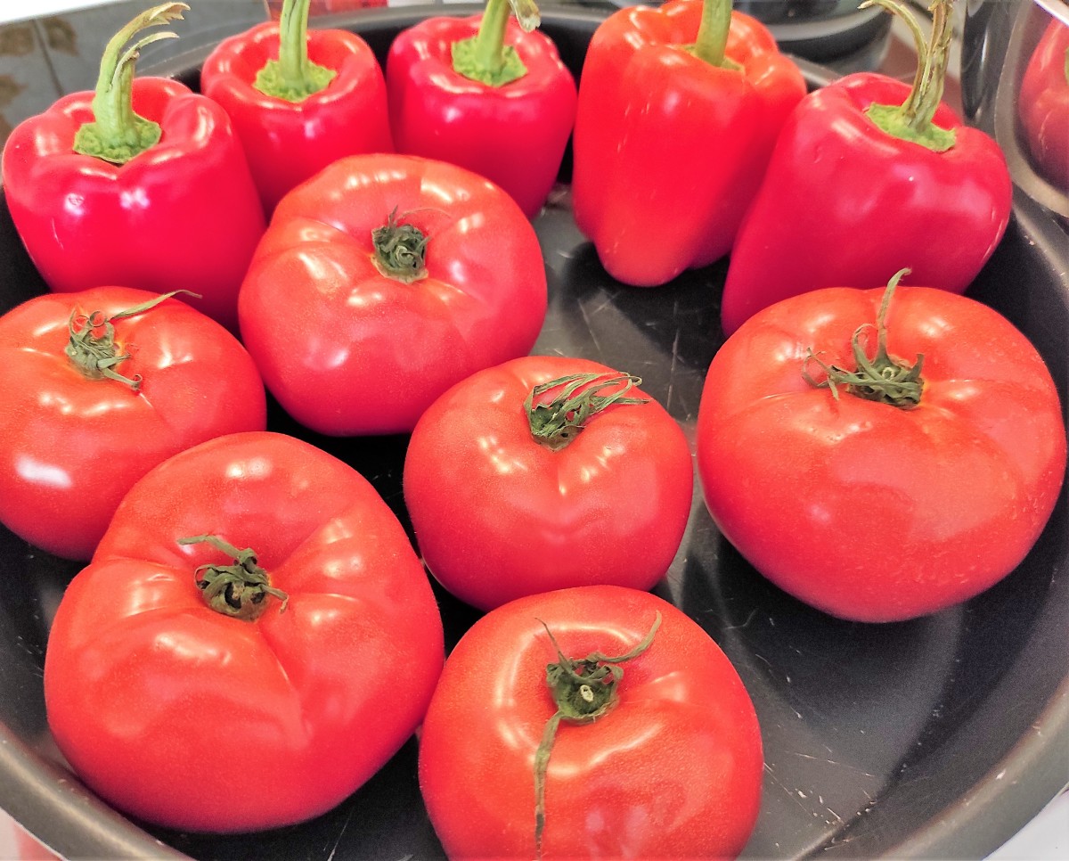 Vegan Staffed Tomatoes & Bell Peppers (Greek Yemista) - HubPages