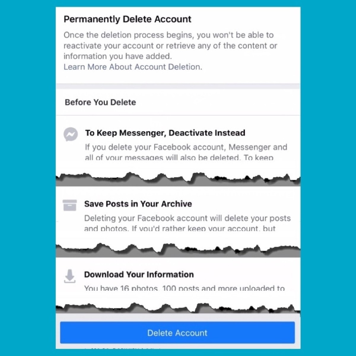 How to Delete Your Facebook Profile and All Account Data - HubPages