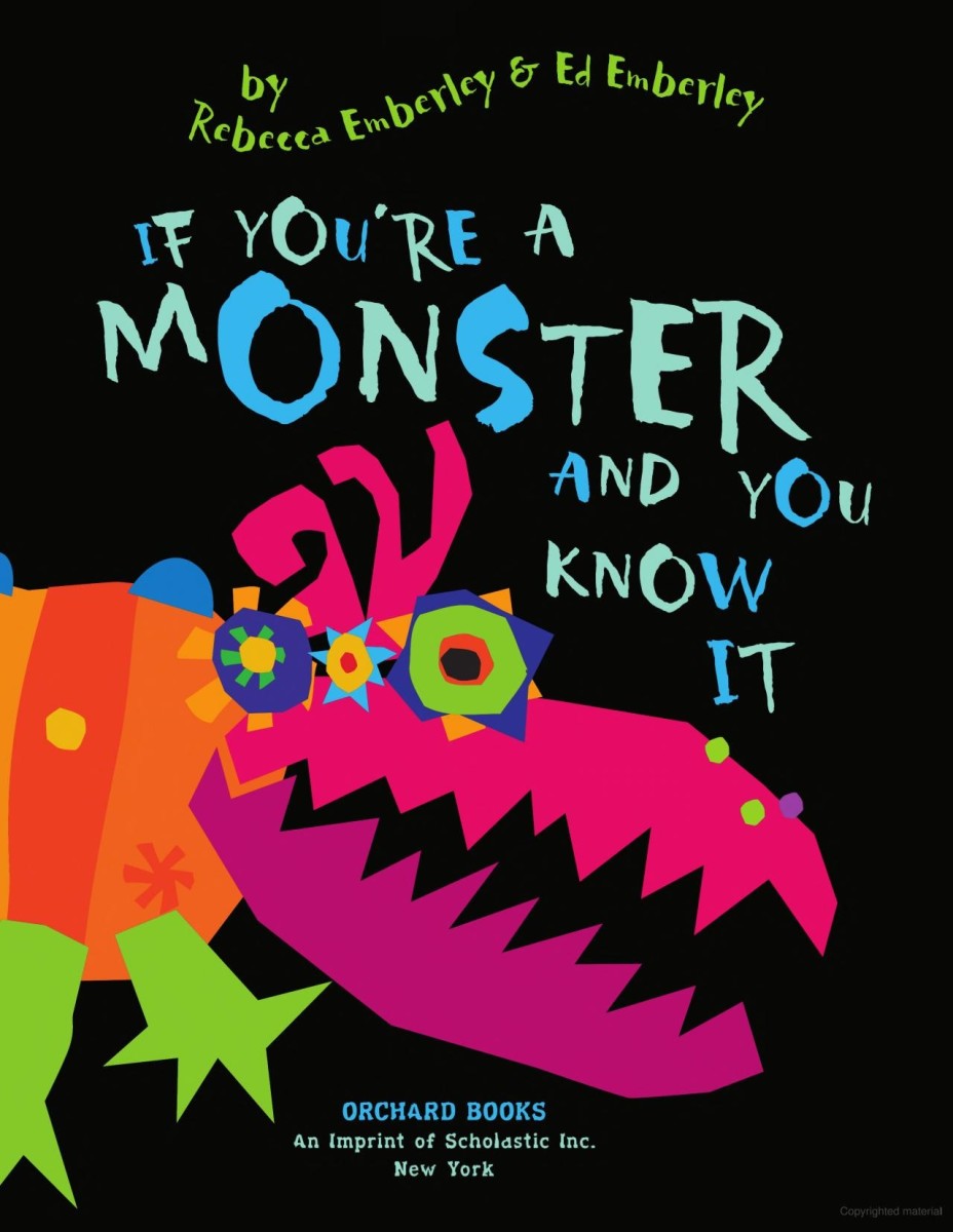 Children's Picture Books About Monsters for Preschool and Early ...
