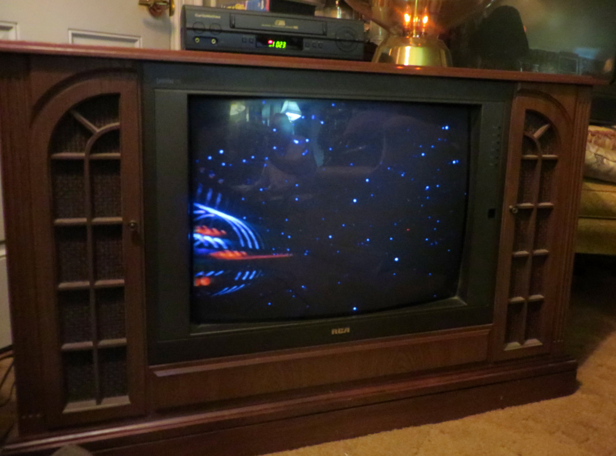 1996 RCA Color Track Plus Color Console G27352DT & Two Amazing 1980s ...