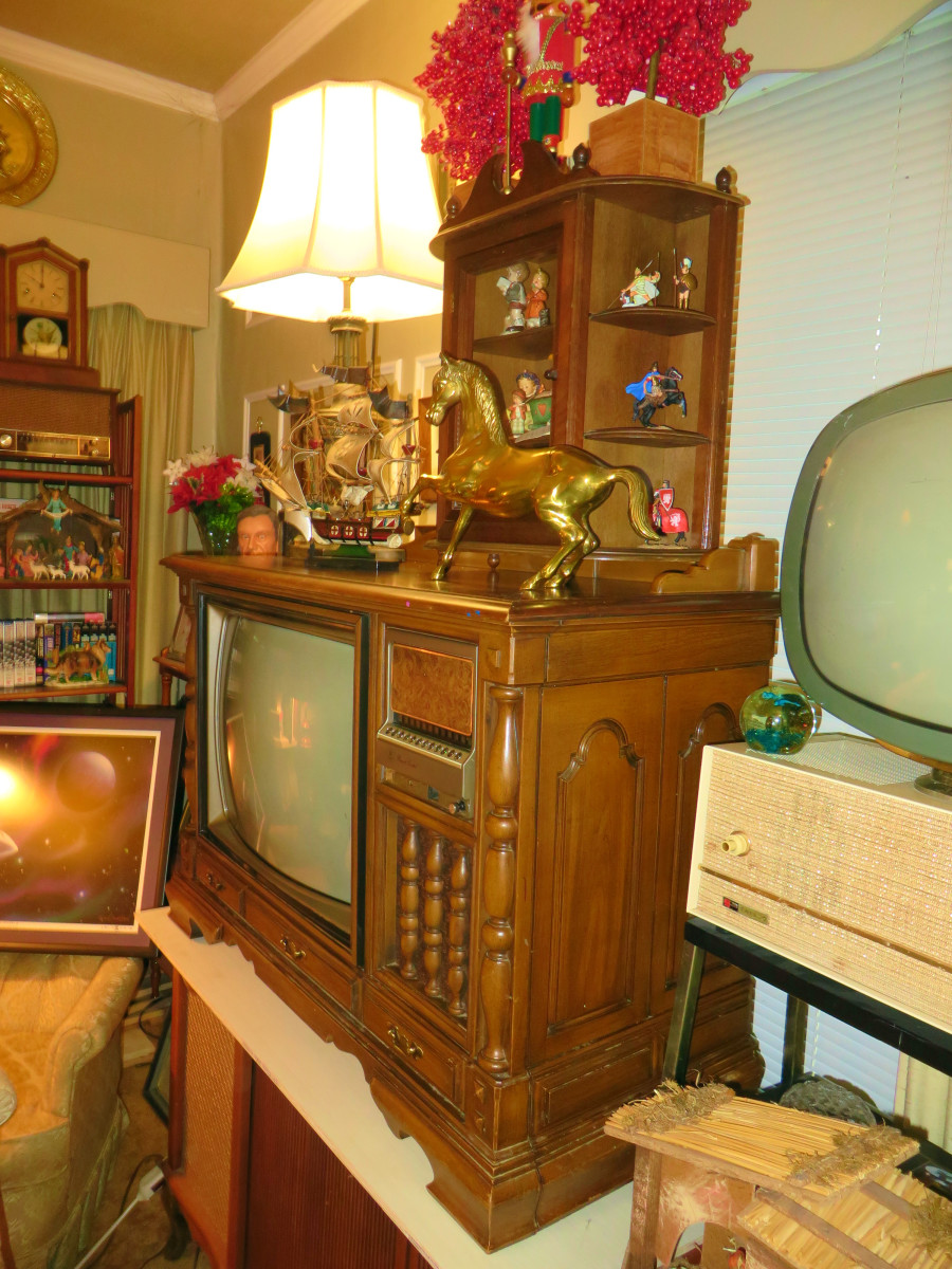 Sears and Roebuck Color Console Television made January 1978, Sears ...