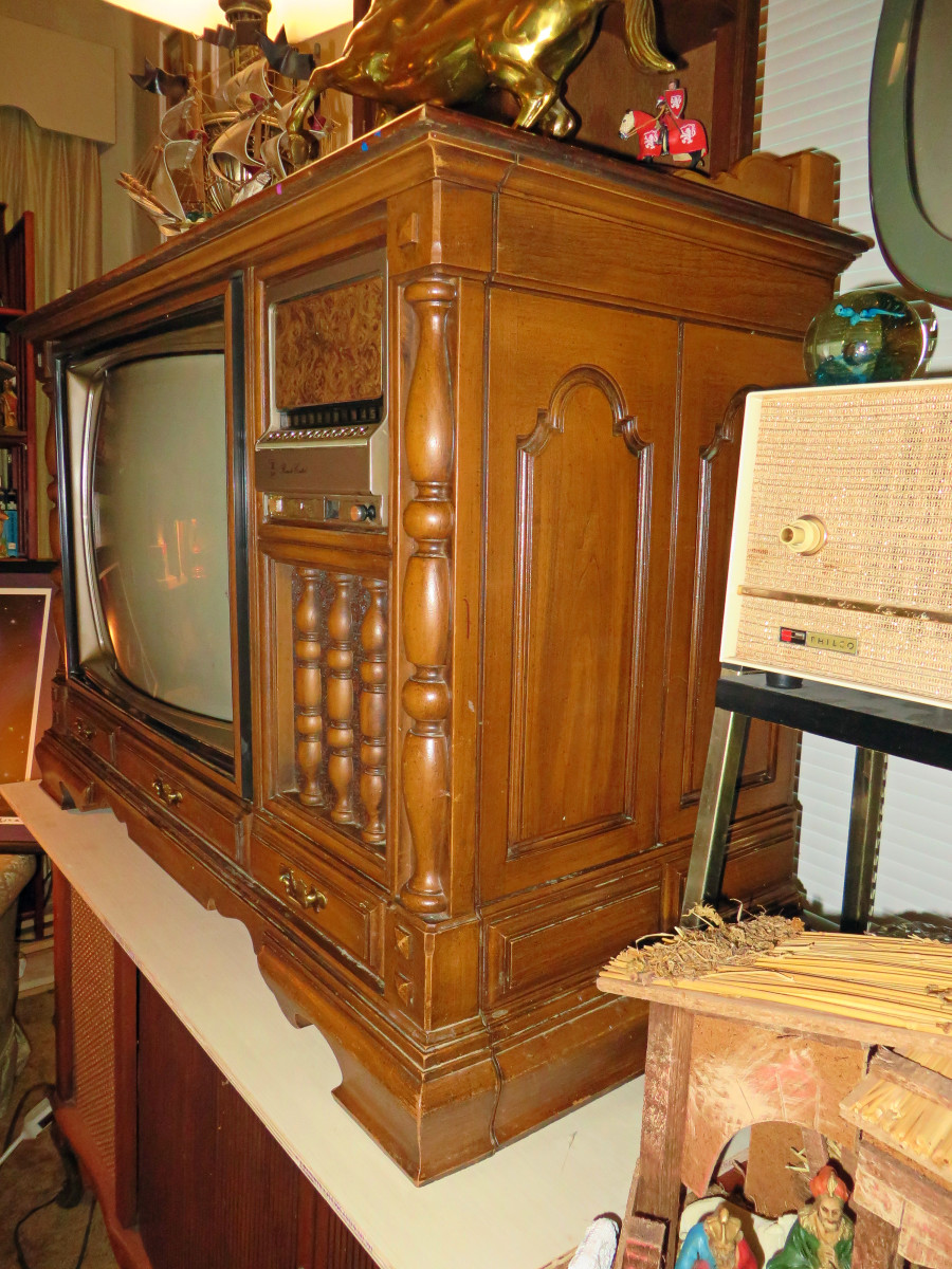 Sears and Roebuck Color Console Television made January 1978, Sears ...