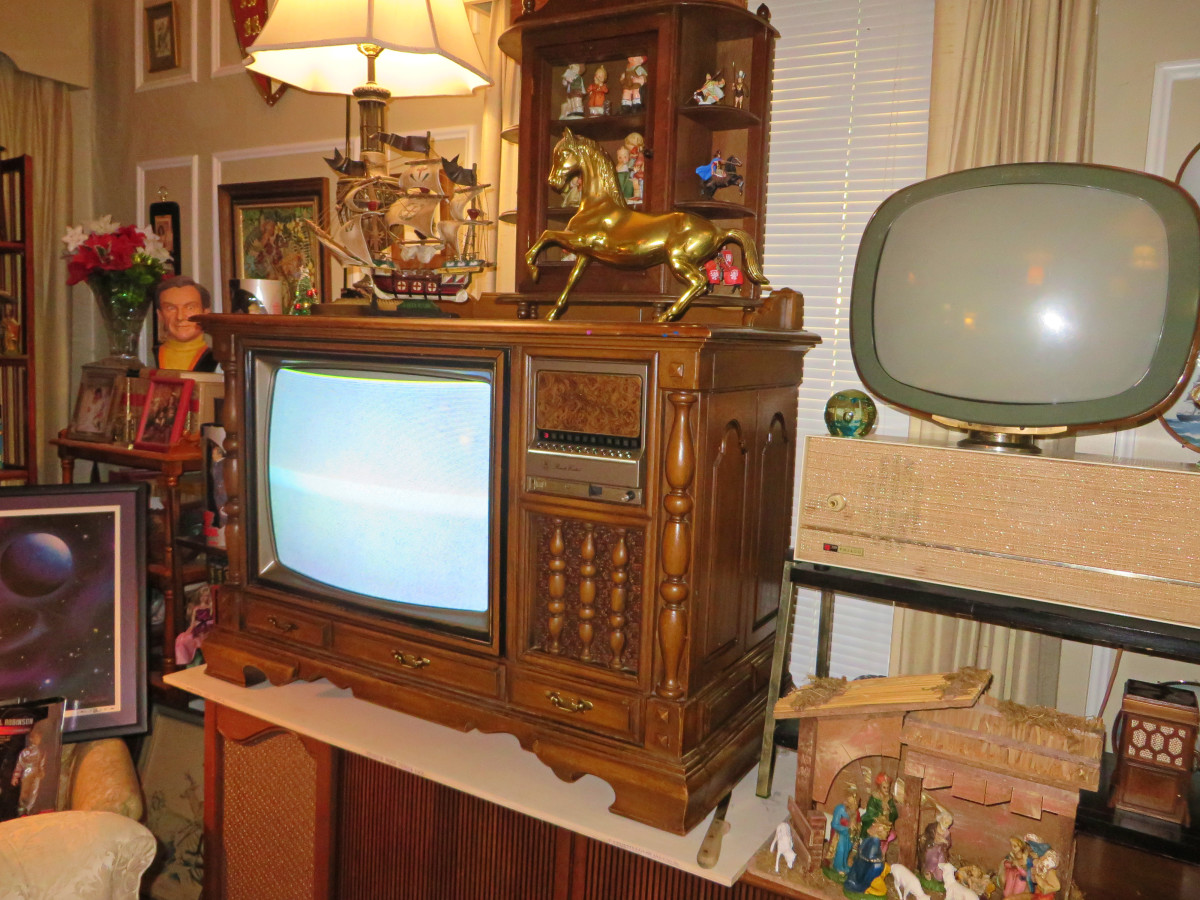 Sears and Roebuck Color Console Television made January 1978, Sears ...