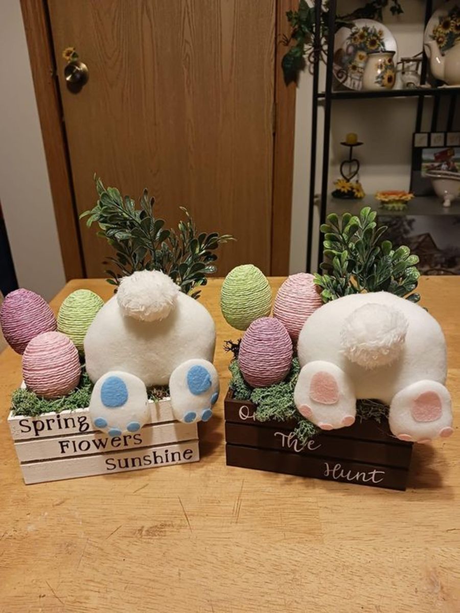 30+ Easy & Cute DIY Bunny Butt Planters - HubPages