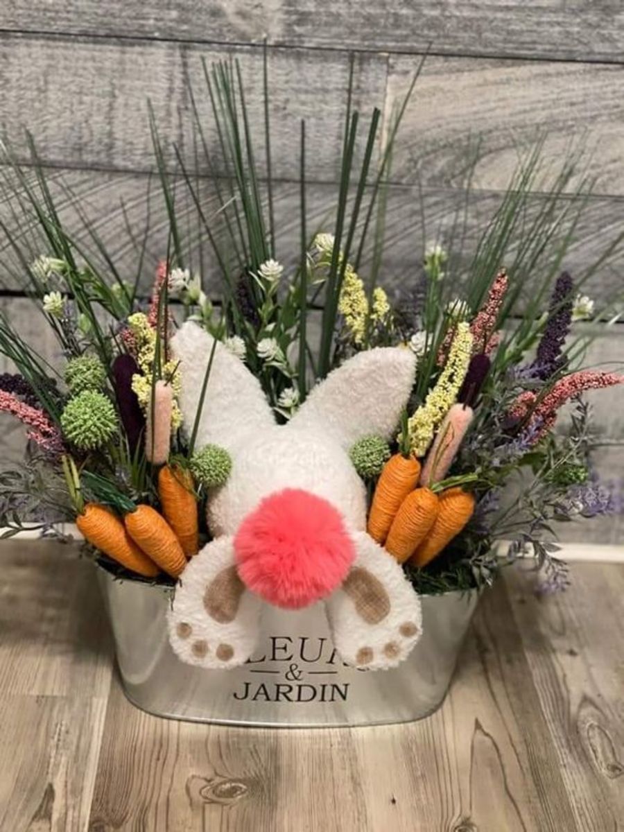 30+ Easy & Cute DIY Bunny Butt Planters - HubPages