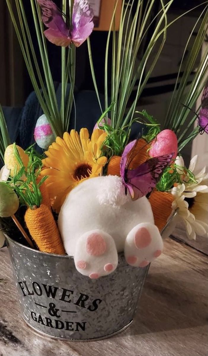 30+ Easy & Cute DIY Bunny Butt Planters - HubPages