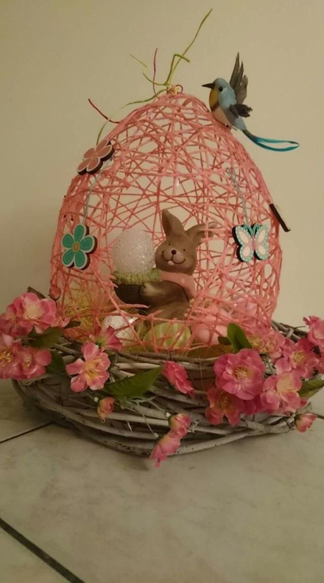 35+ Adorably Cute String Egg Easter Basket Ideas - HubPages