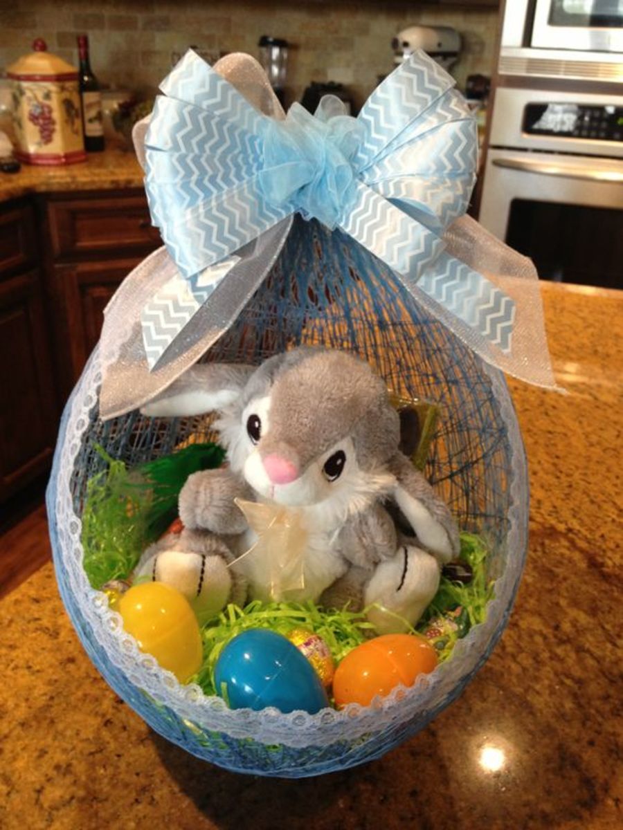 35+ Adorably Cute String Egg Easter Basket Ideas - HubPages