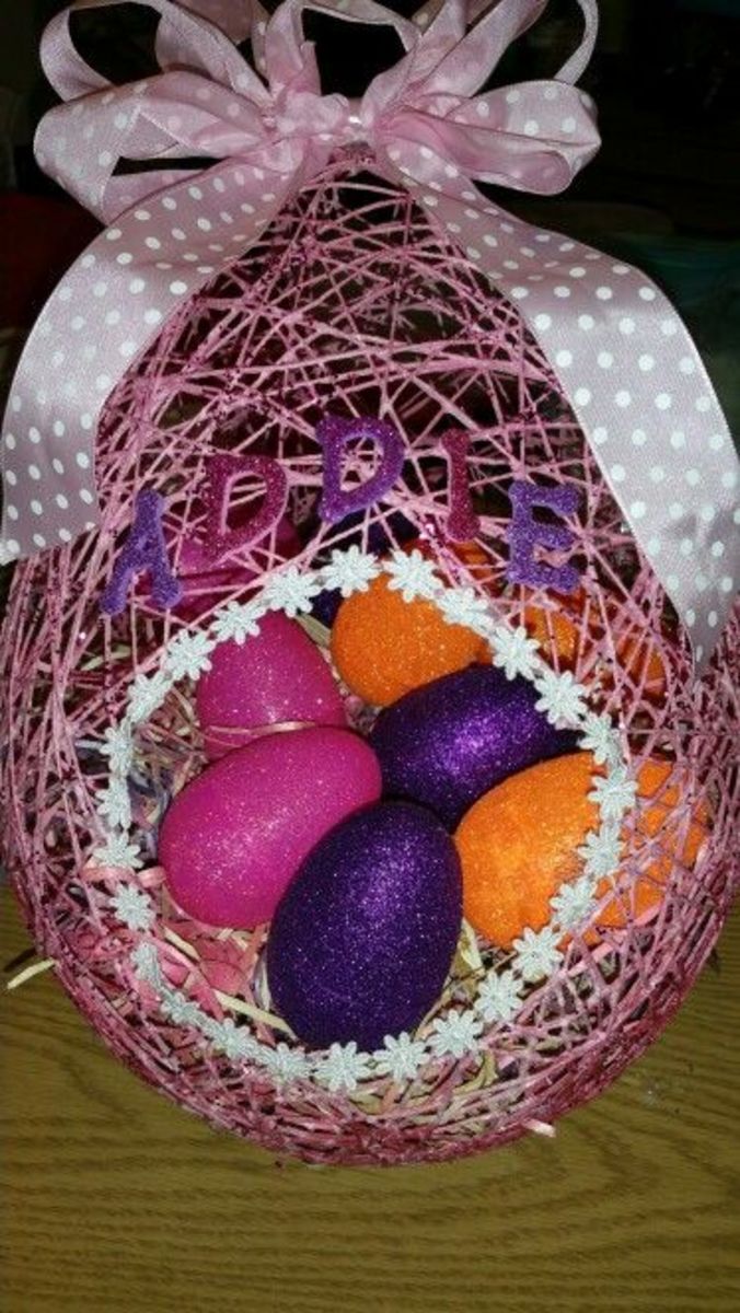35+ Adorably Cute String Egg Easter Basket Ideas - HubPages