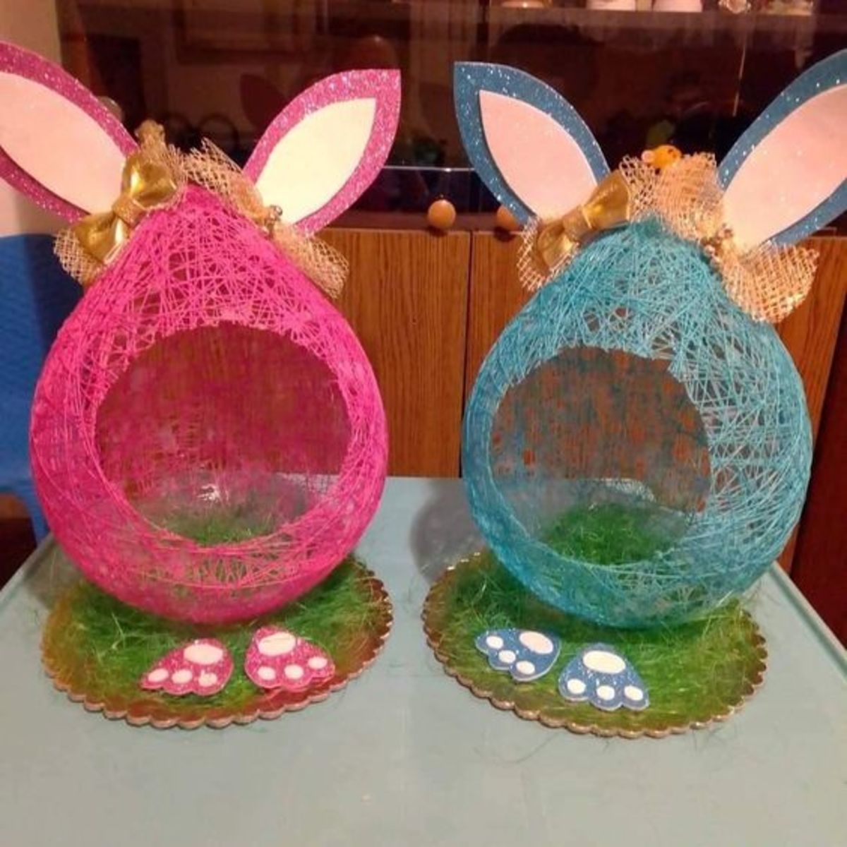 35+ Adorably Cute String Egg Easter Basket Ideas - HubPages