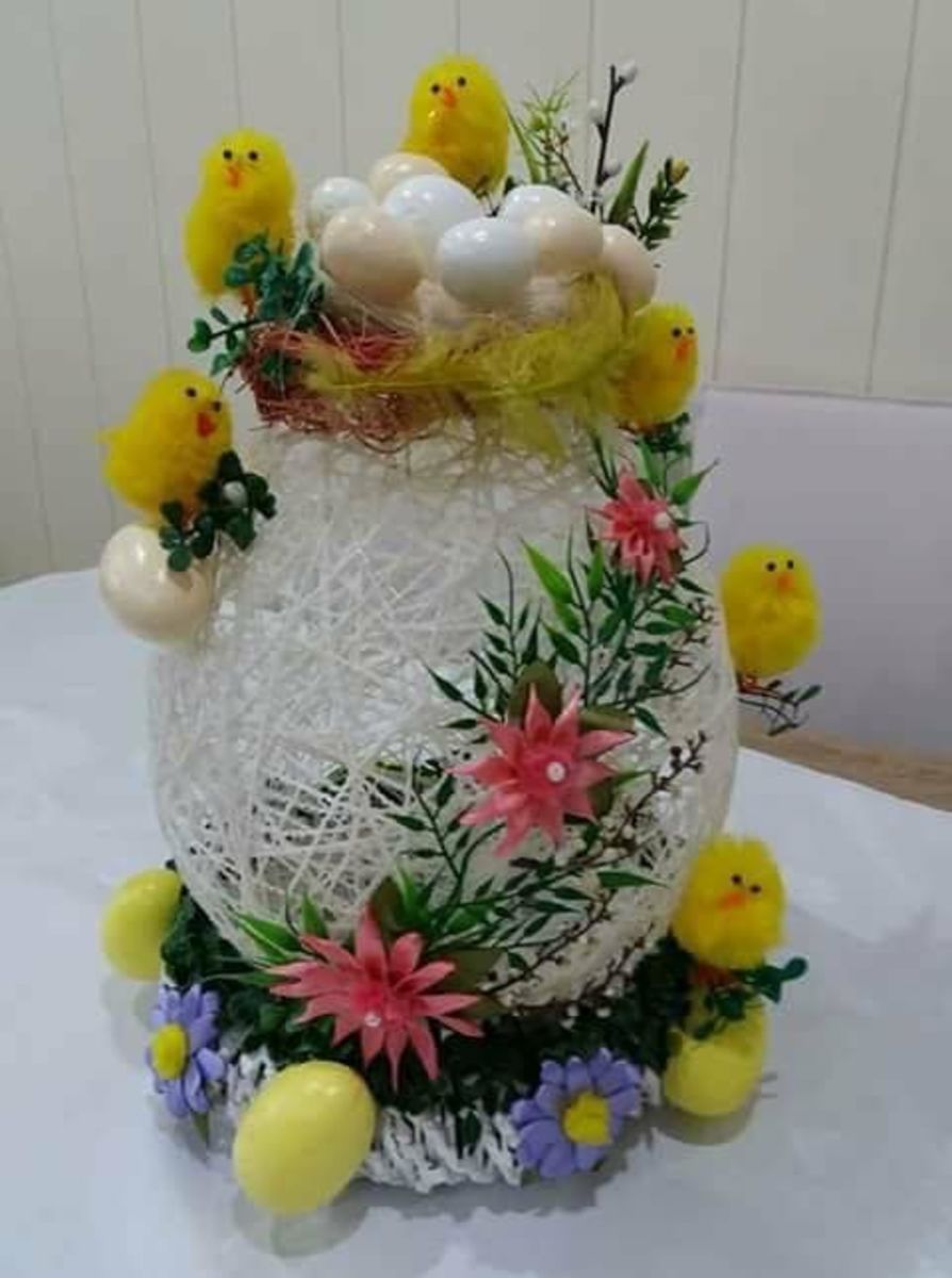 35+ Adorably Cute String Egg Easter Basket Ideas - HubPages