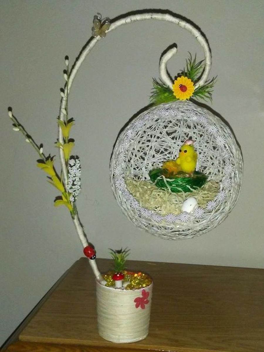 35+ Adorably Cute String Egg Easter Basket Ideas - HubPages