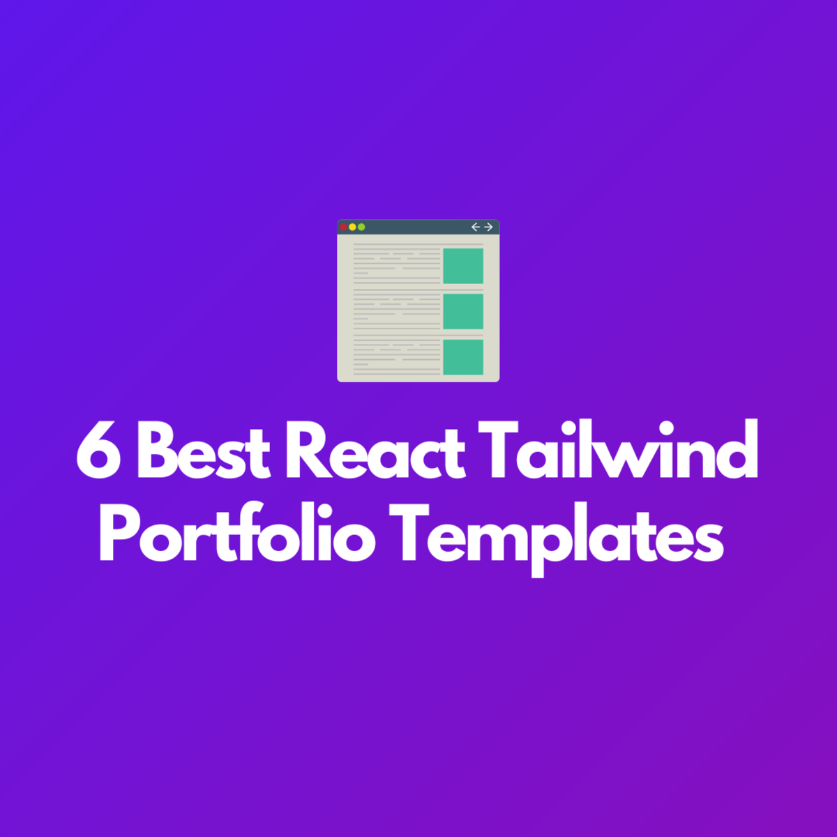 6 Best React Tailwind Portfolio Templates The Ultimate List TurboFuture