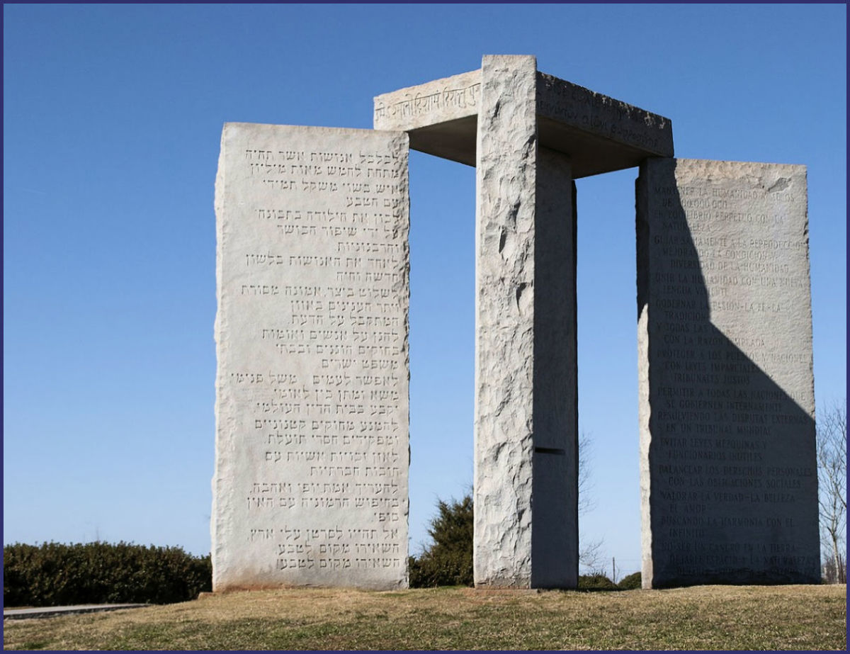 What Do The Georgia Guide Stones Tell Us? - HubPages