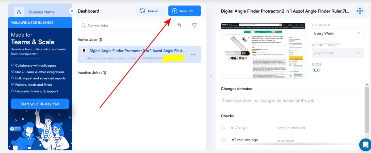 Amazon Products Out of Stock: Getting Notifications Using Visualping ...