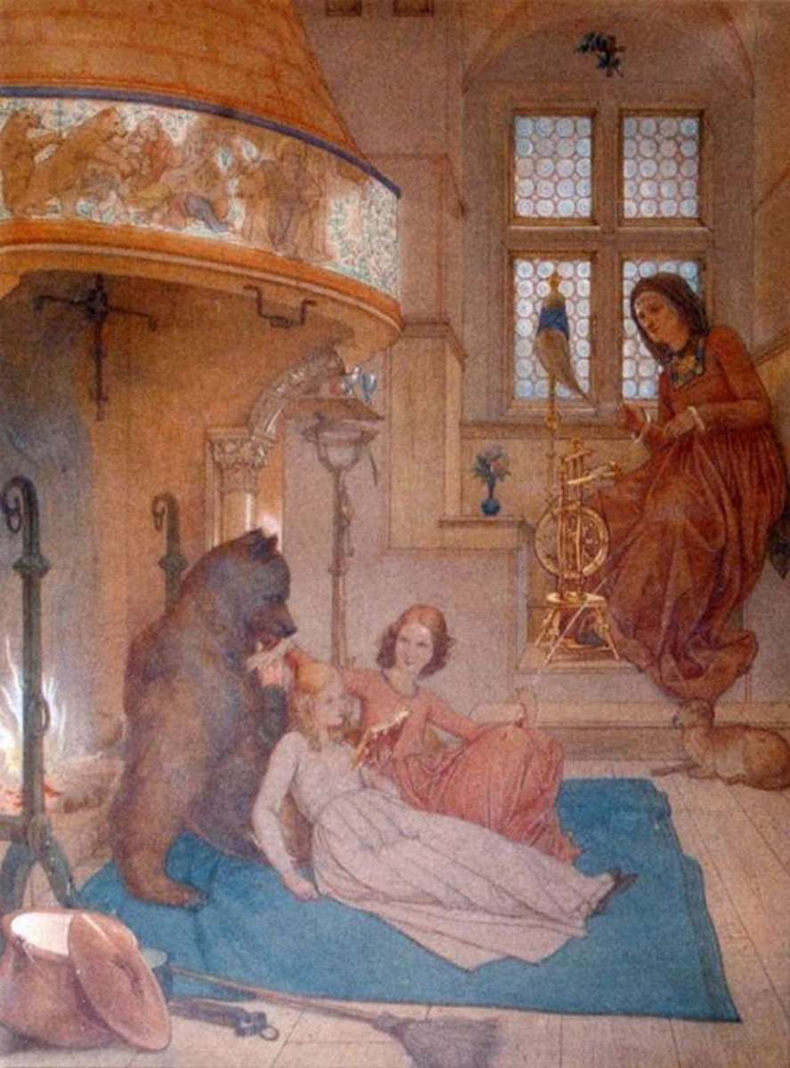 Snow-White and Rose-Red, Fairy Tale by Brothers Grimm - HubPages